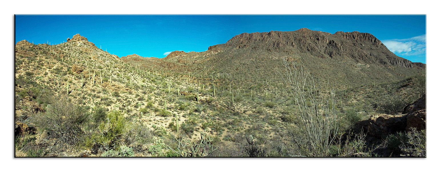 Gate’s Pass Panorama, Tucson Mountains | Becoming is Superior to Being