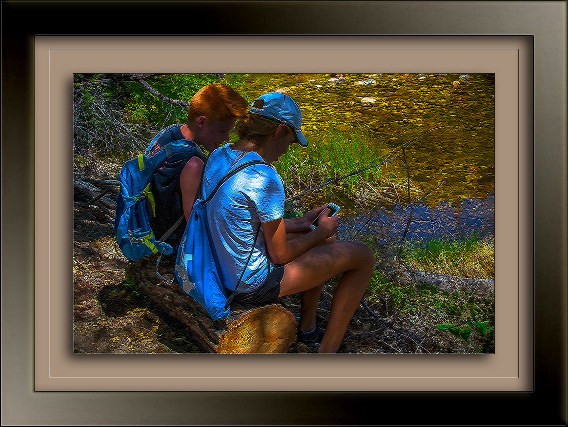 Children, A Stream And Connecting With Nature | Becoming is Superior to ...