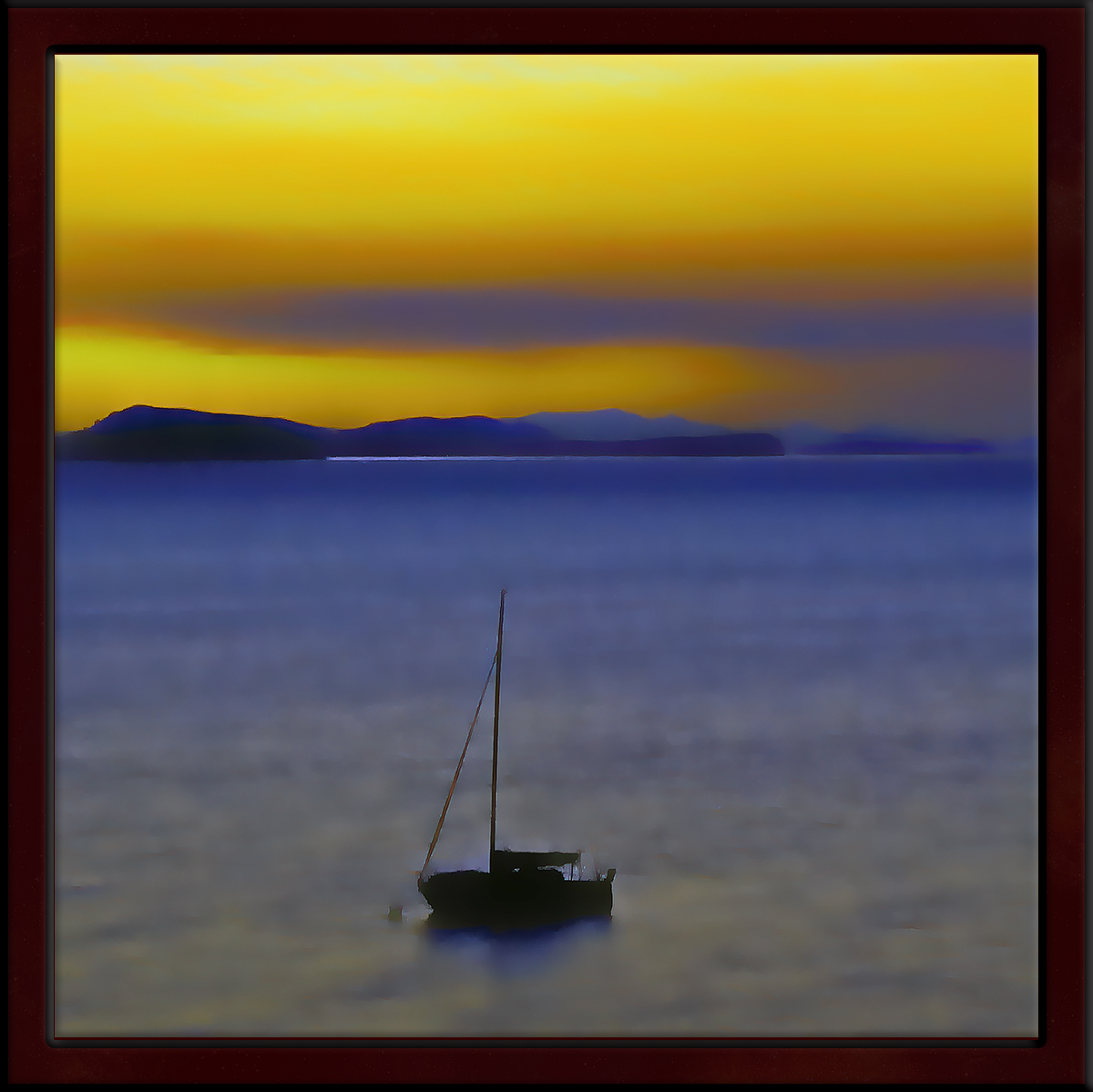 Sailboat In The San Juan Islands | Becoming is Superior to Being